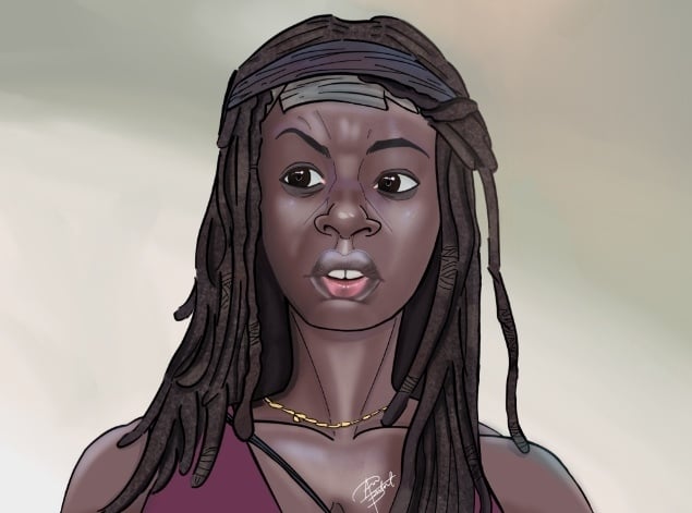 Full HD Michonne (The Walking Dead) for Printing