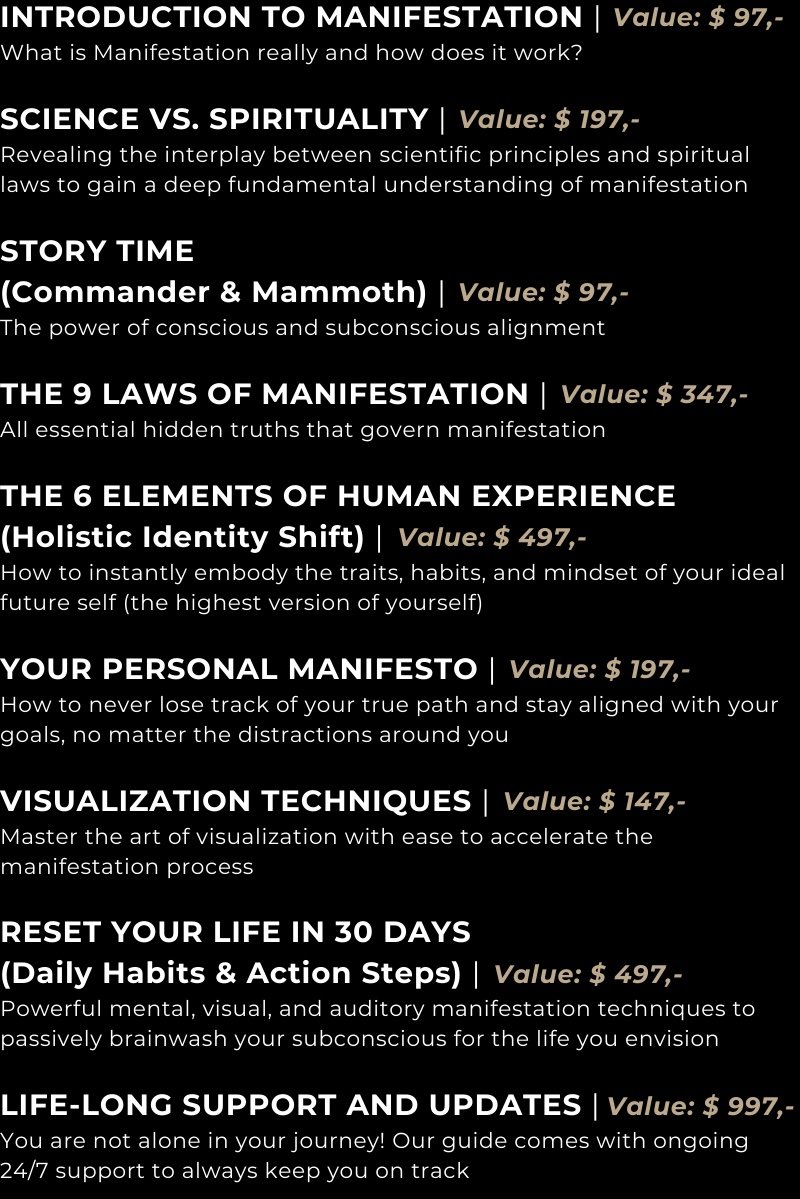 Manifestation Mastery