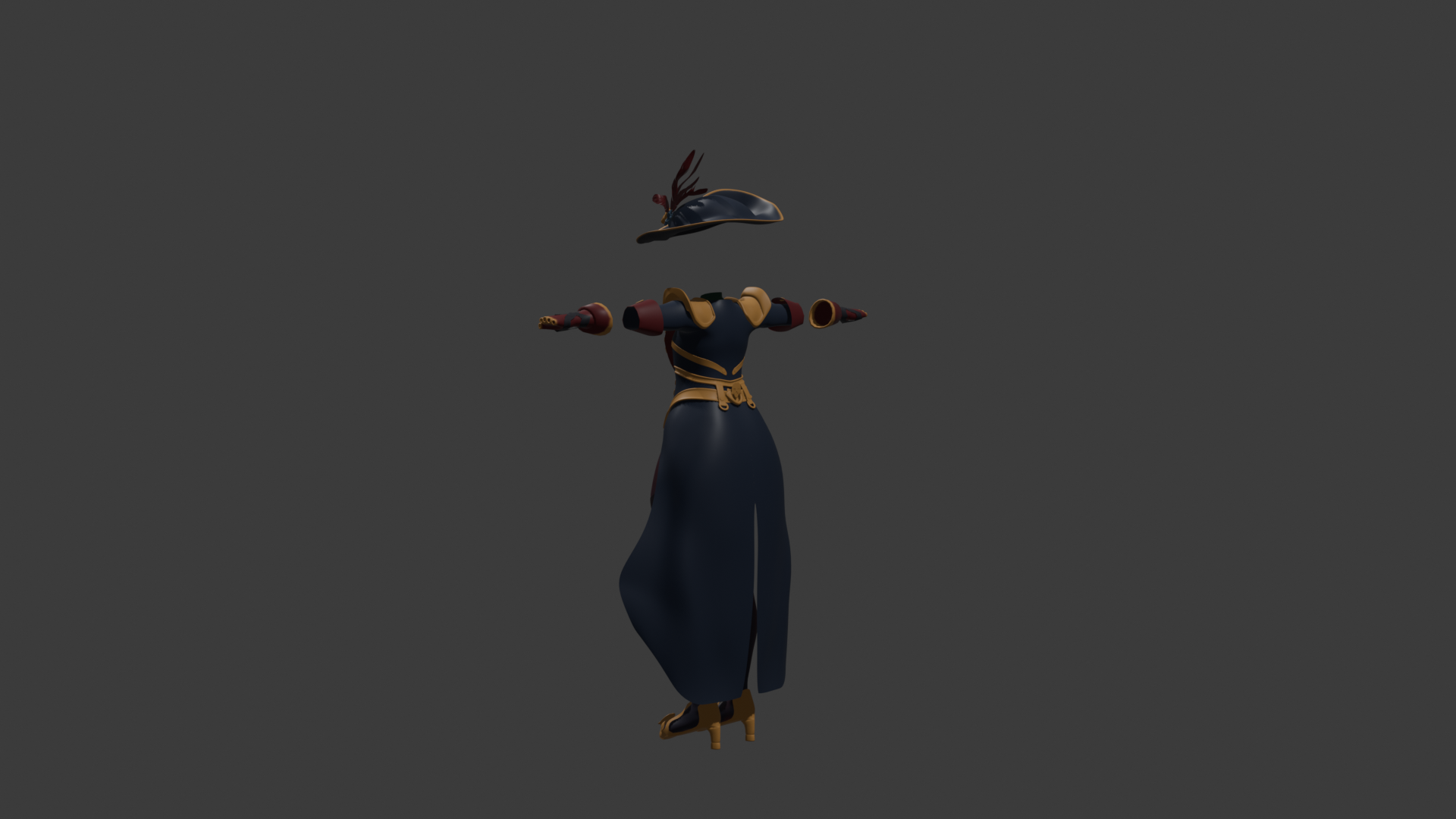 Regal Corsair VRChat Outfit