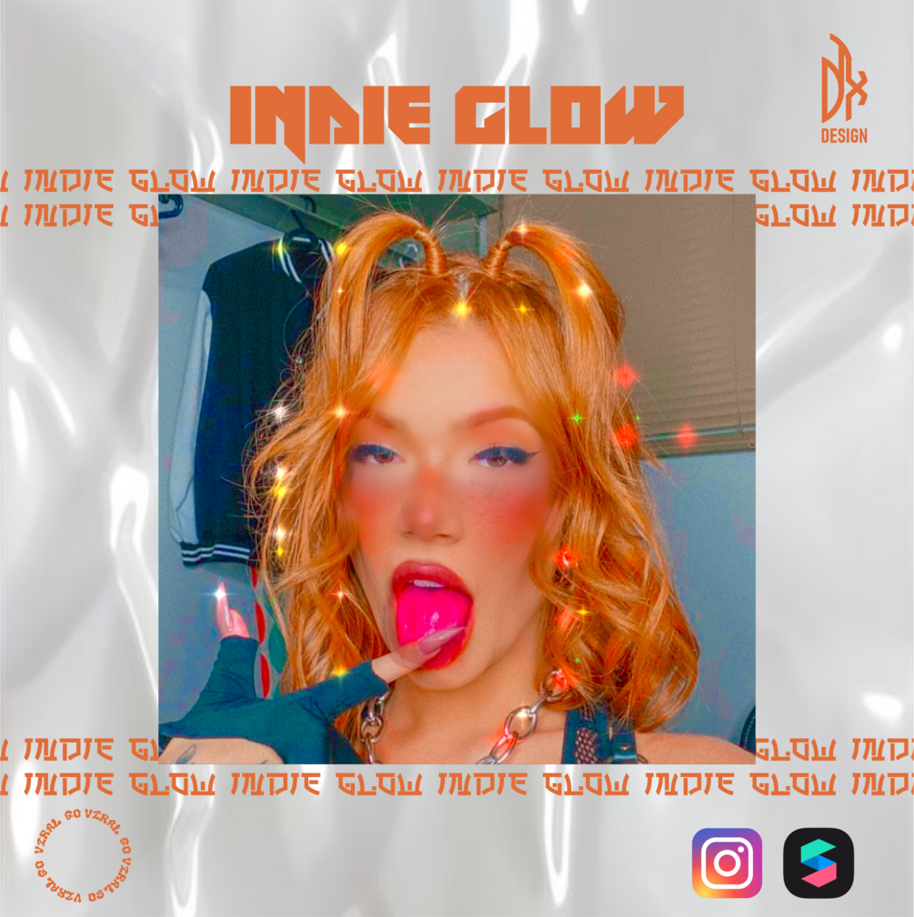 INDIE GLOW AR FILTER | makeup | indie lut | lip tint | blush | kira kiras