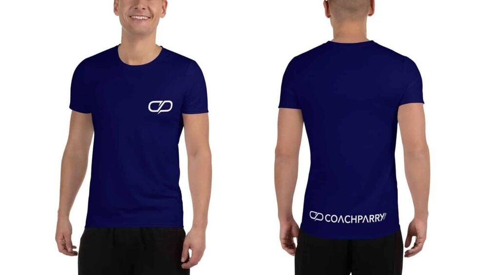 Coach Parry Men's Athletic T-Shirt - Navy