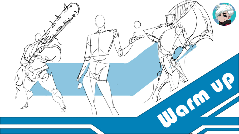 CHARACTER DESIGN FOR VIDEO GAMES 101 - Part 0 - Warm-Ups