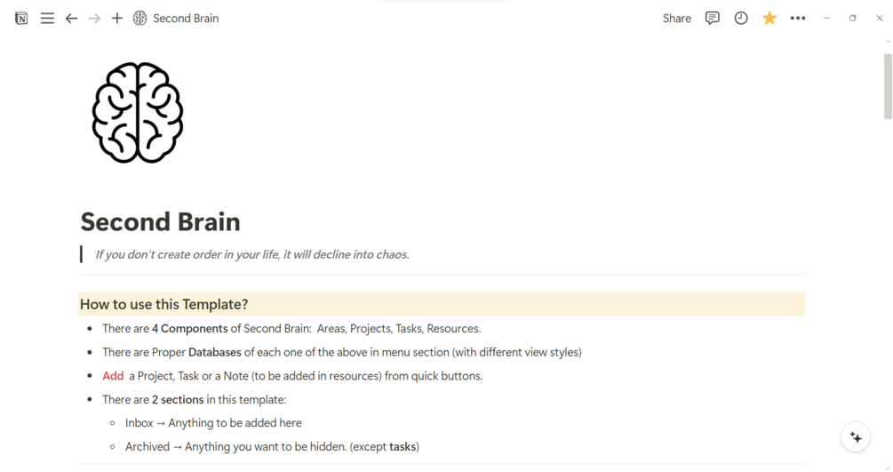 Second Brain Simplified