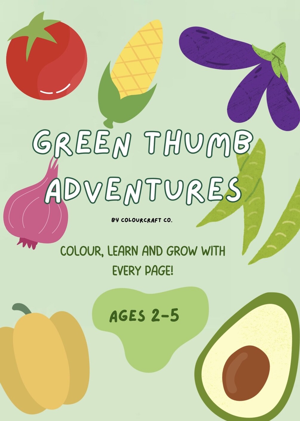 Green Thumb Adventures: A Educational Printable Colouring Book for Kids ...