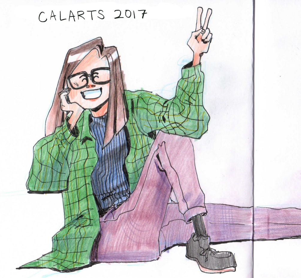 Jessica's 2017 Calarts sketchbook