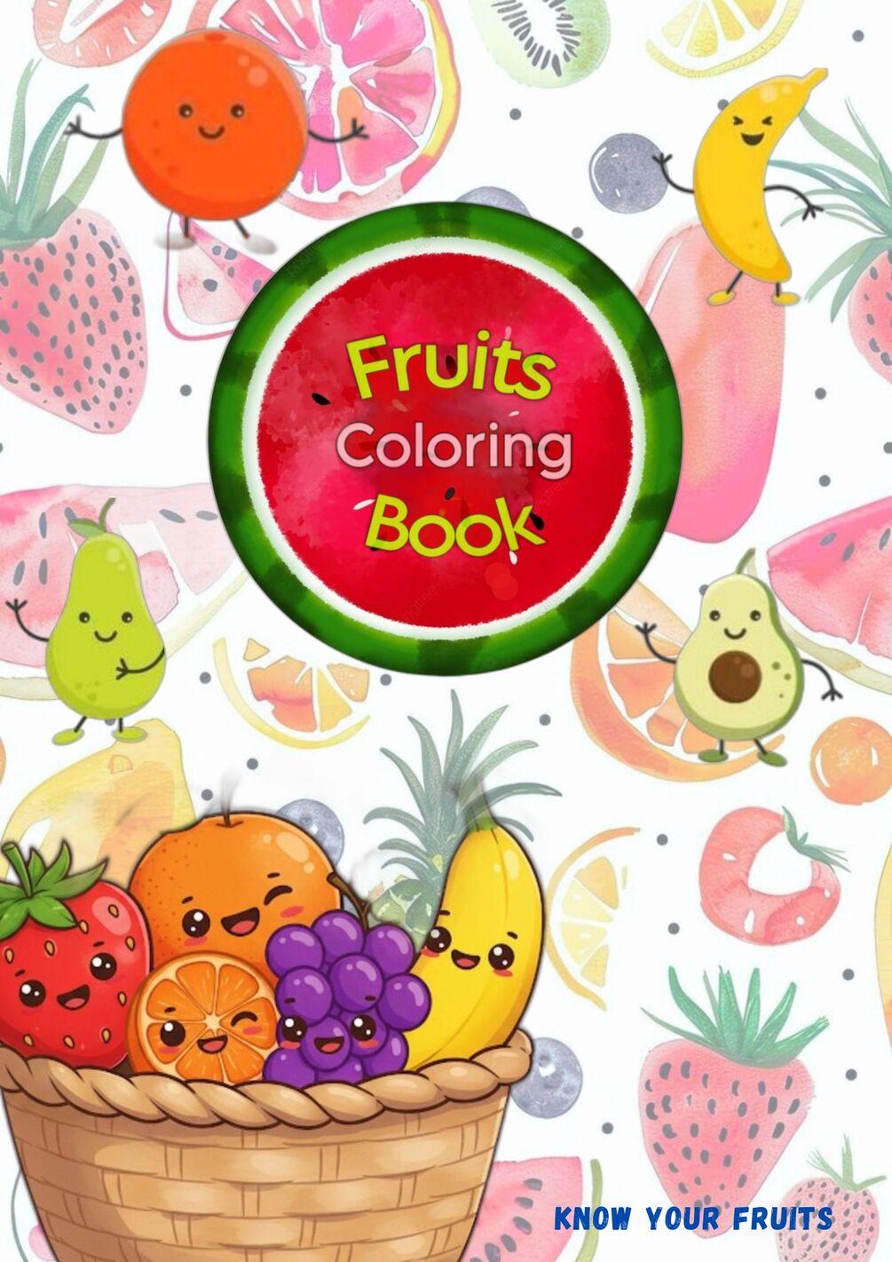 coloring books fruits