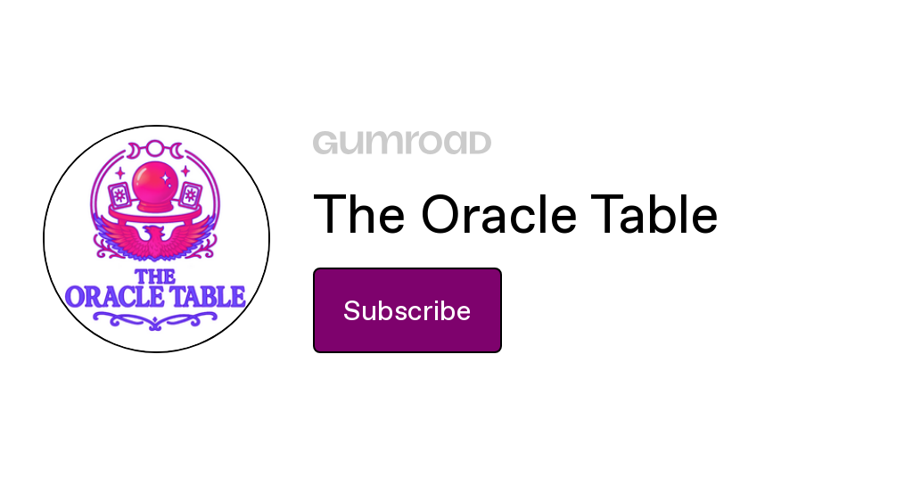 The Oracle Table