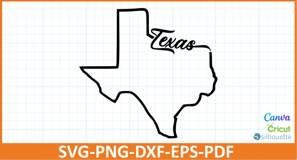 Texas State SvG,PnG,DxF,EpS,PdF file,Ready for Canva,Cricut,Silhouette ...