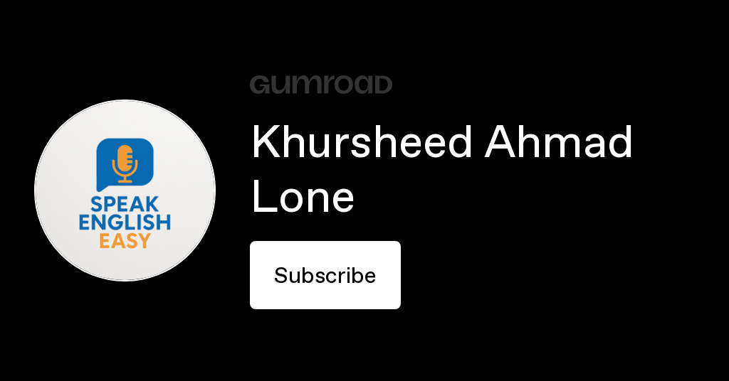 Khursheed Ahmad Lone