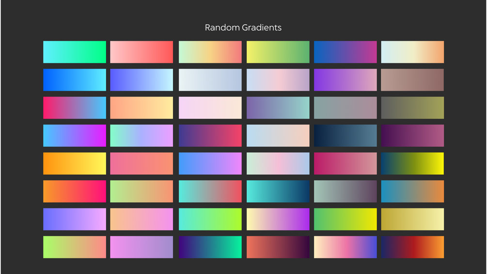 81 Gradient Styles for Affinity Designer