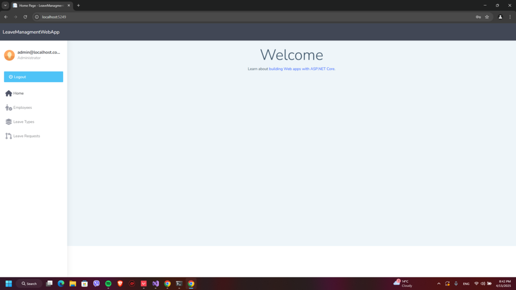 Leave Management Web Application - Employee Leave Allocation System
