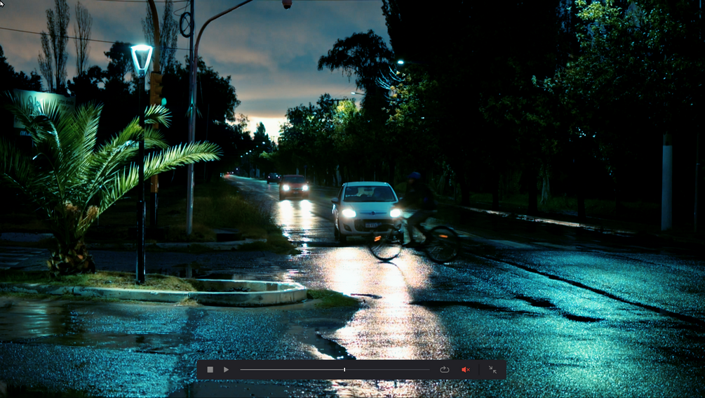 Blue cinematic lut