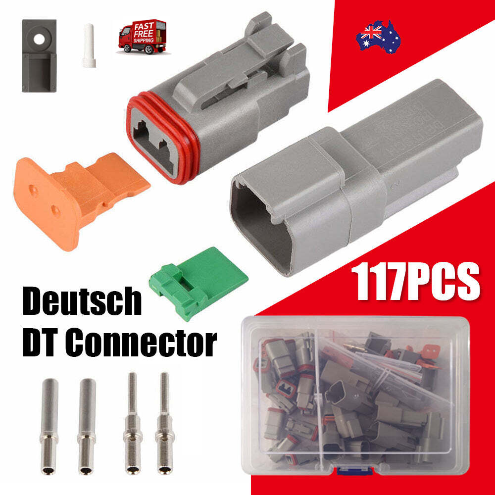117pcs Deutsch Kit Dt 2 Way Series Connector Plug Waterproof Auto ...
