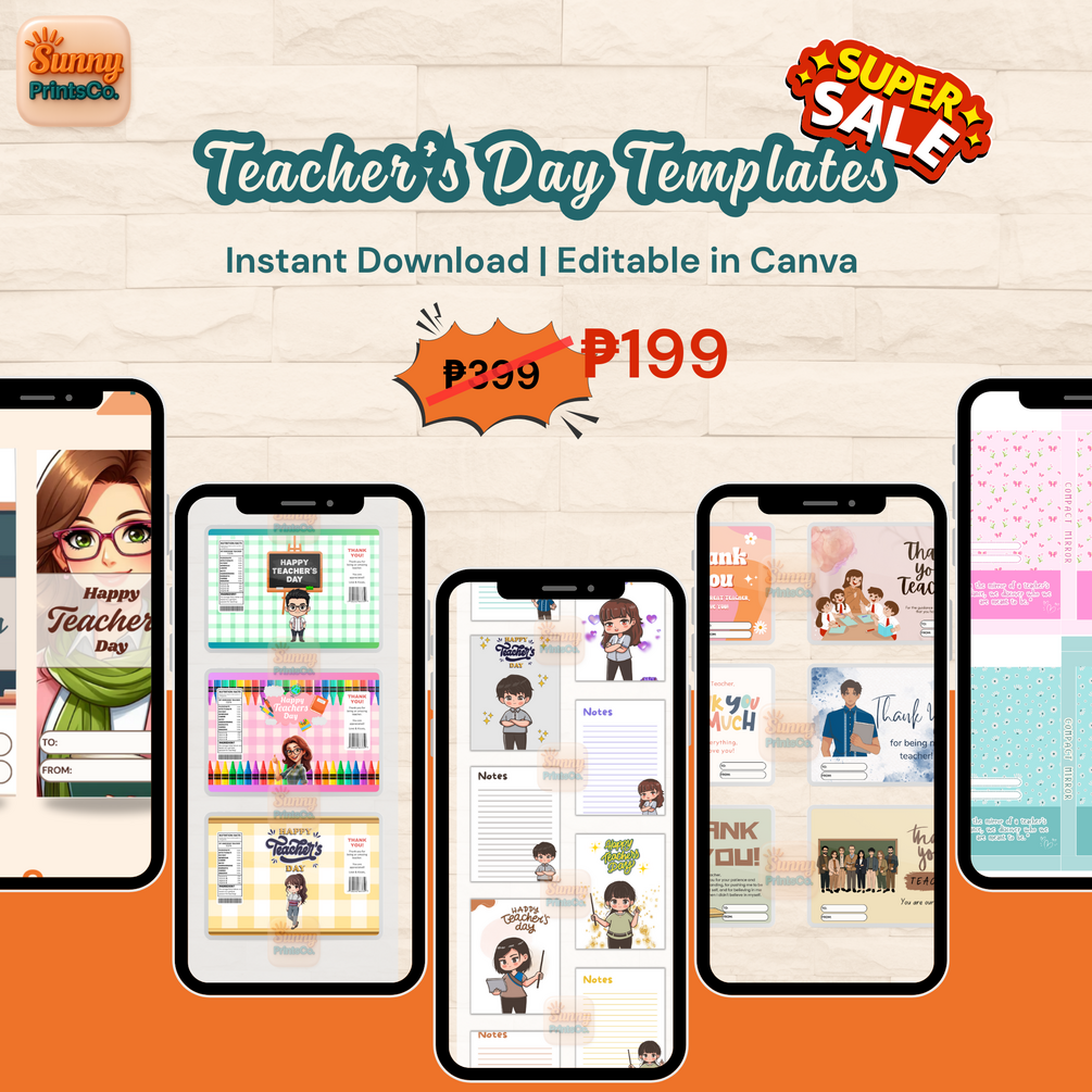 Teacher's Day Bundle Templates