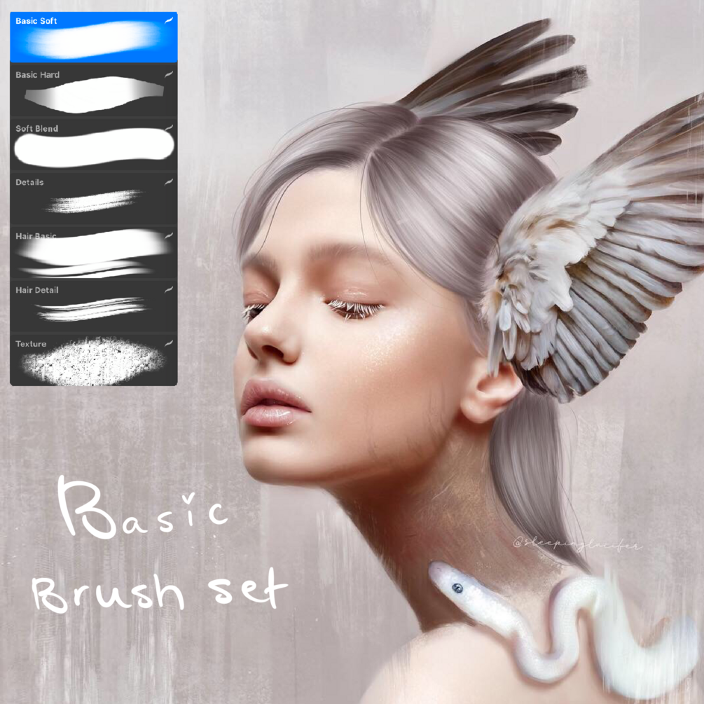 FREE Basic procreate brush set