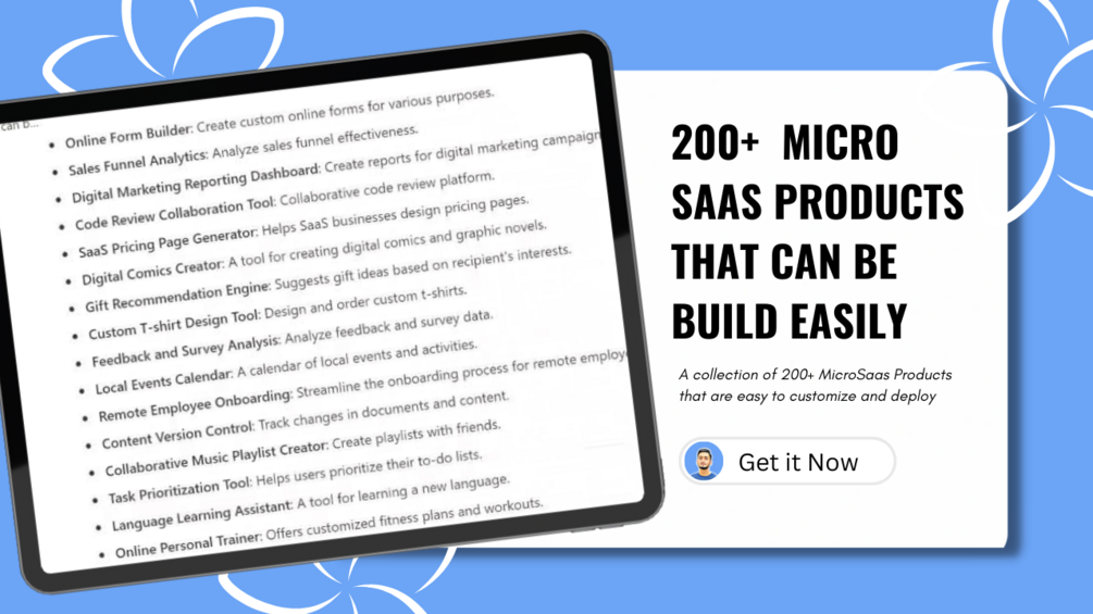 200+ Micro SaaS products Ideas