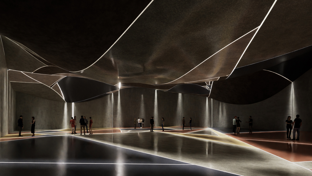 Substrate Tessellation Ceiling Interior Rhino Grasshopper File