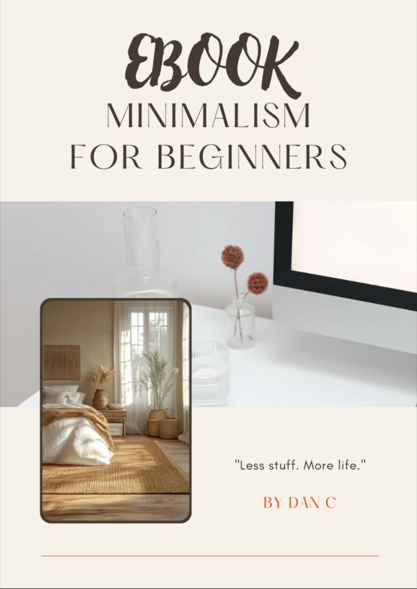 EBOOK : MINIMALISM FOR BEGINNERS