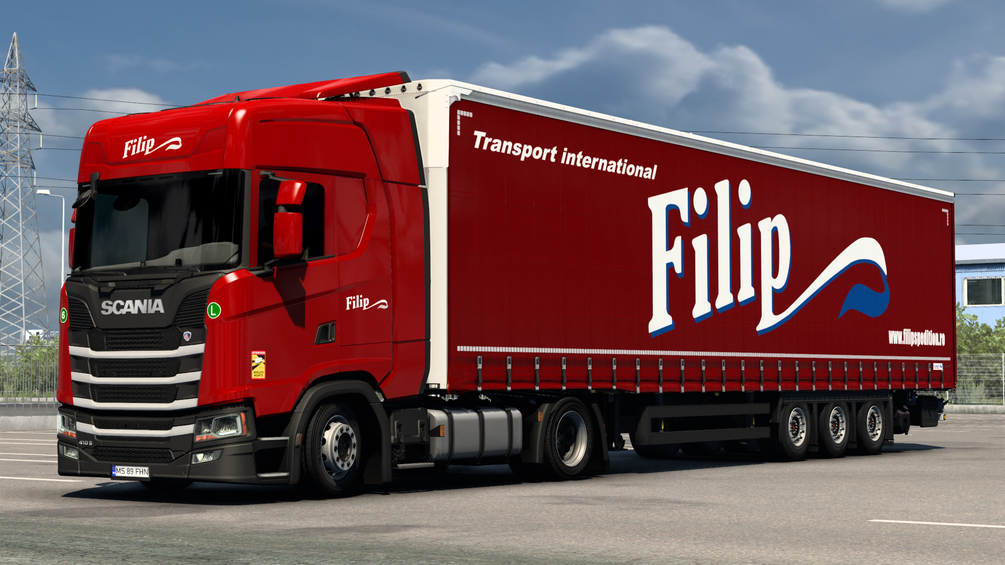 Filip Spedition Skin pack for Daf xf 106 , Volvo Fh 16 , Scania NG R ...