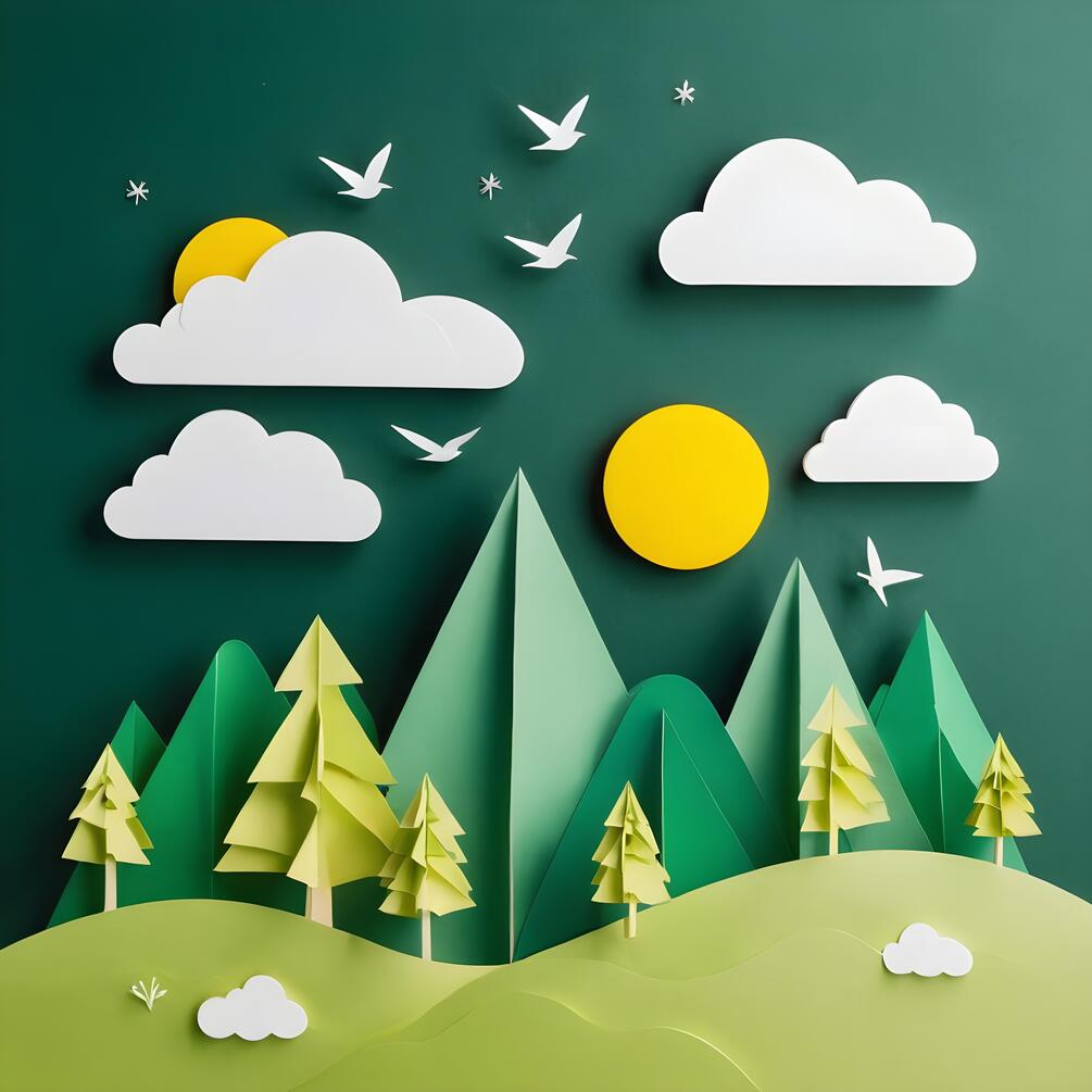 Advancing Environmental Conservation: Graphic Design Showcasing Green ...