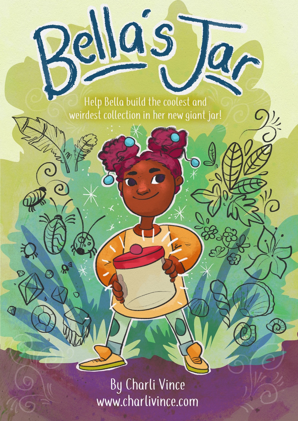 Bella's Jar Part 1 - Seven Colouring Pages!