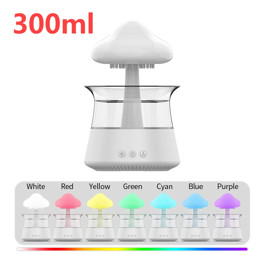 Mushroom Rain Air Humidifier with Aroma Diffuser
