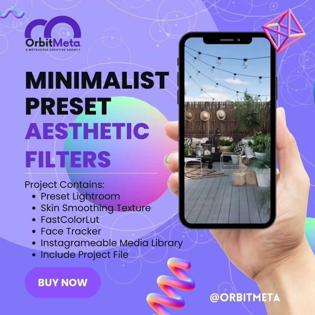 Minimalist Aesthetic Filter | Spark AR | Instagram Filters | Augmented ...