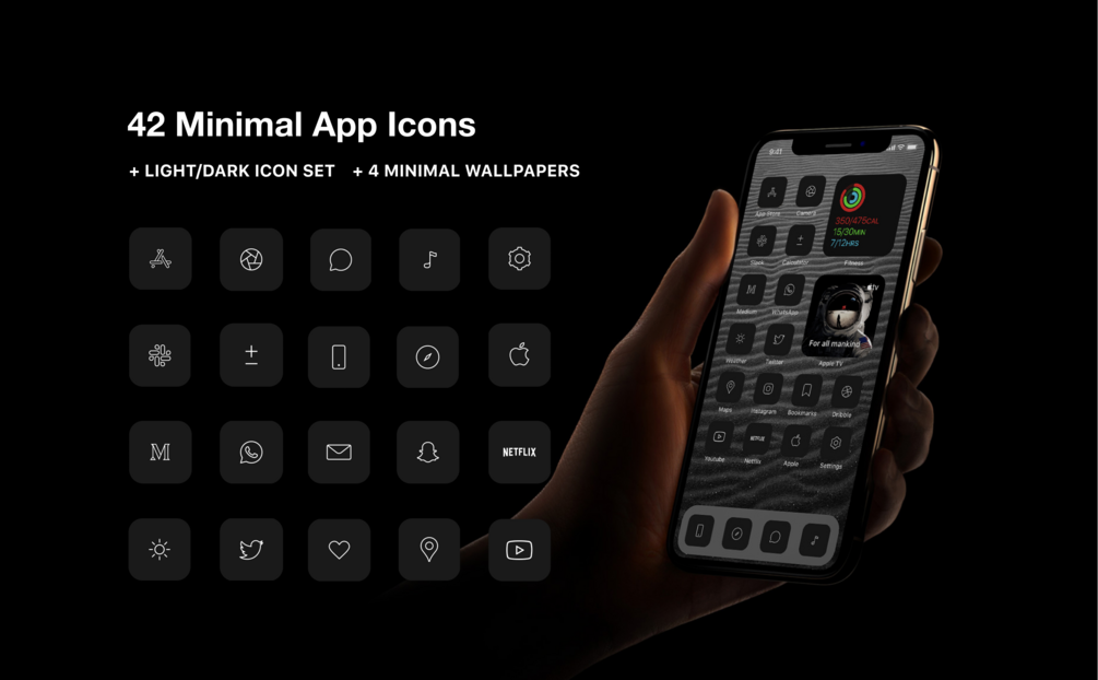 Minimal iOS 14 Icons