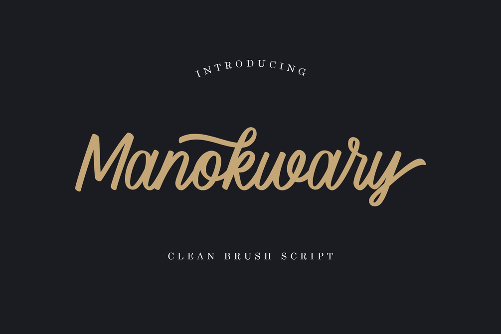 Manokwary - Clean Brush Script