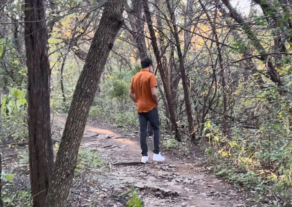 Jack dominates a sub on a public walking trail