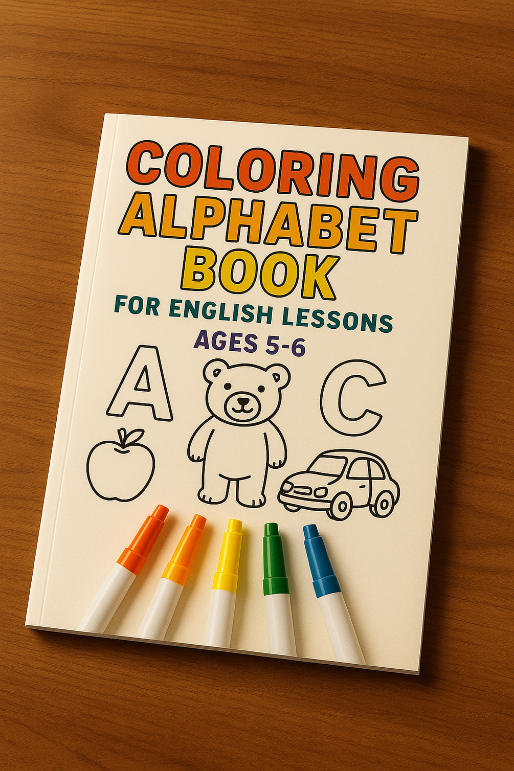 Digital Alphabet Coloring Book for Kids 5-6 ages