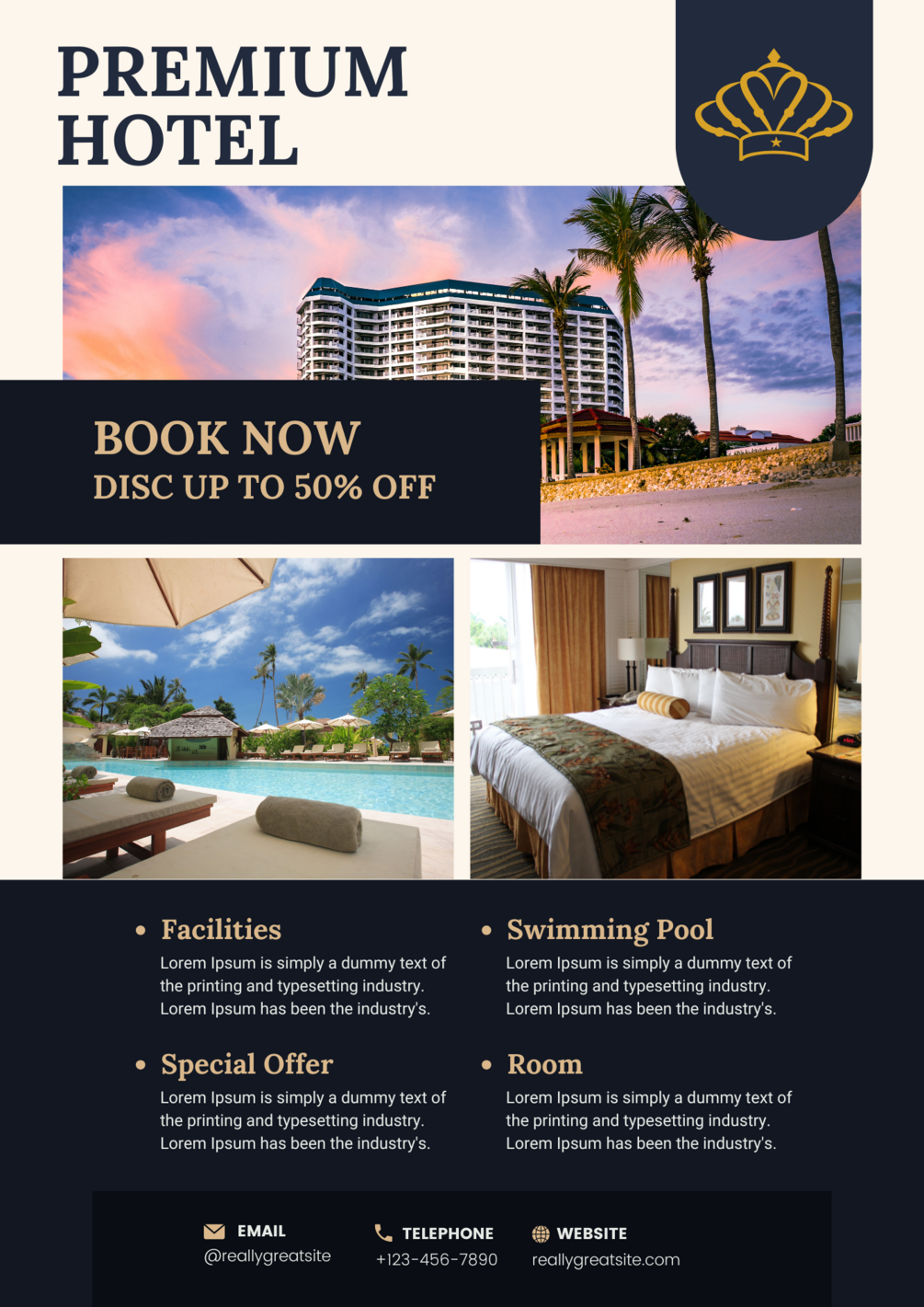 Luxury Hotel promo template