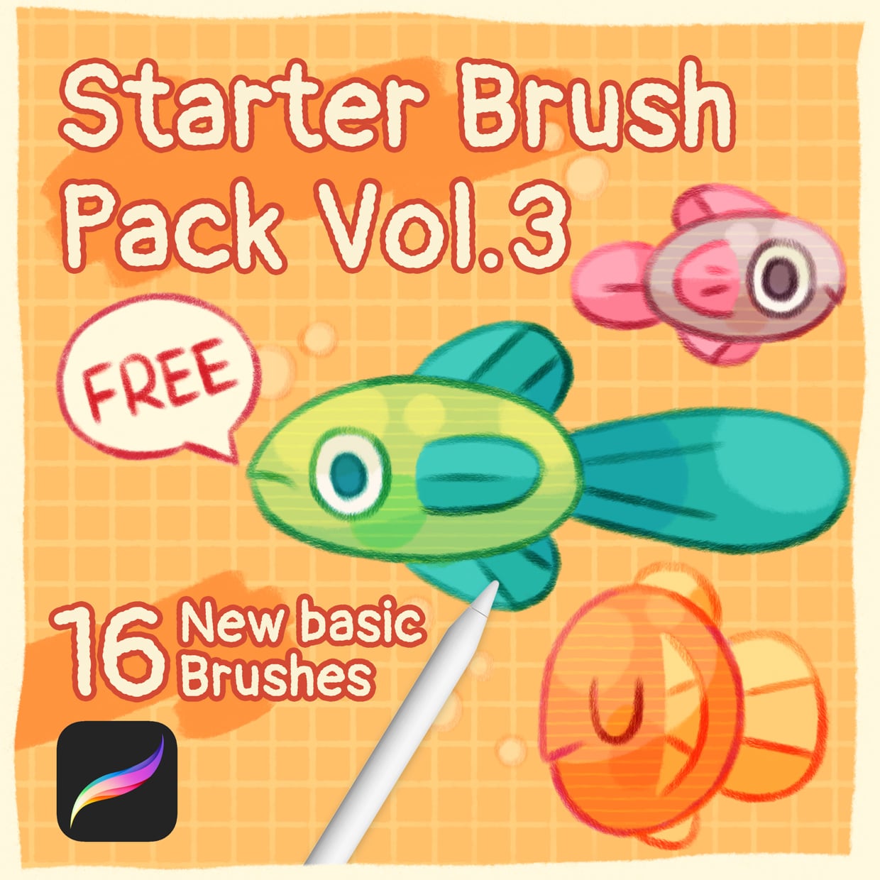 NEW 16 FREE Procreate Brush Pack!! - Olguioo