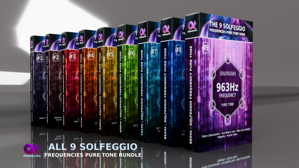 All 9 Solfeggio Frequencies (Pure Tone)