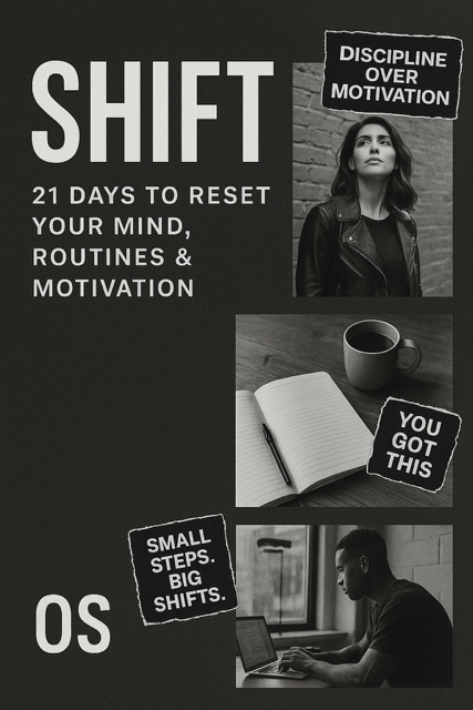 Shift: 21 Days to Reset Your Mind, Routines & Motivation