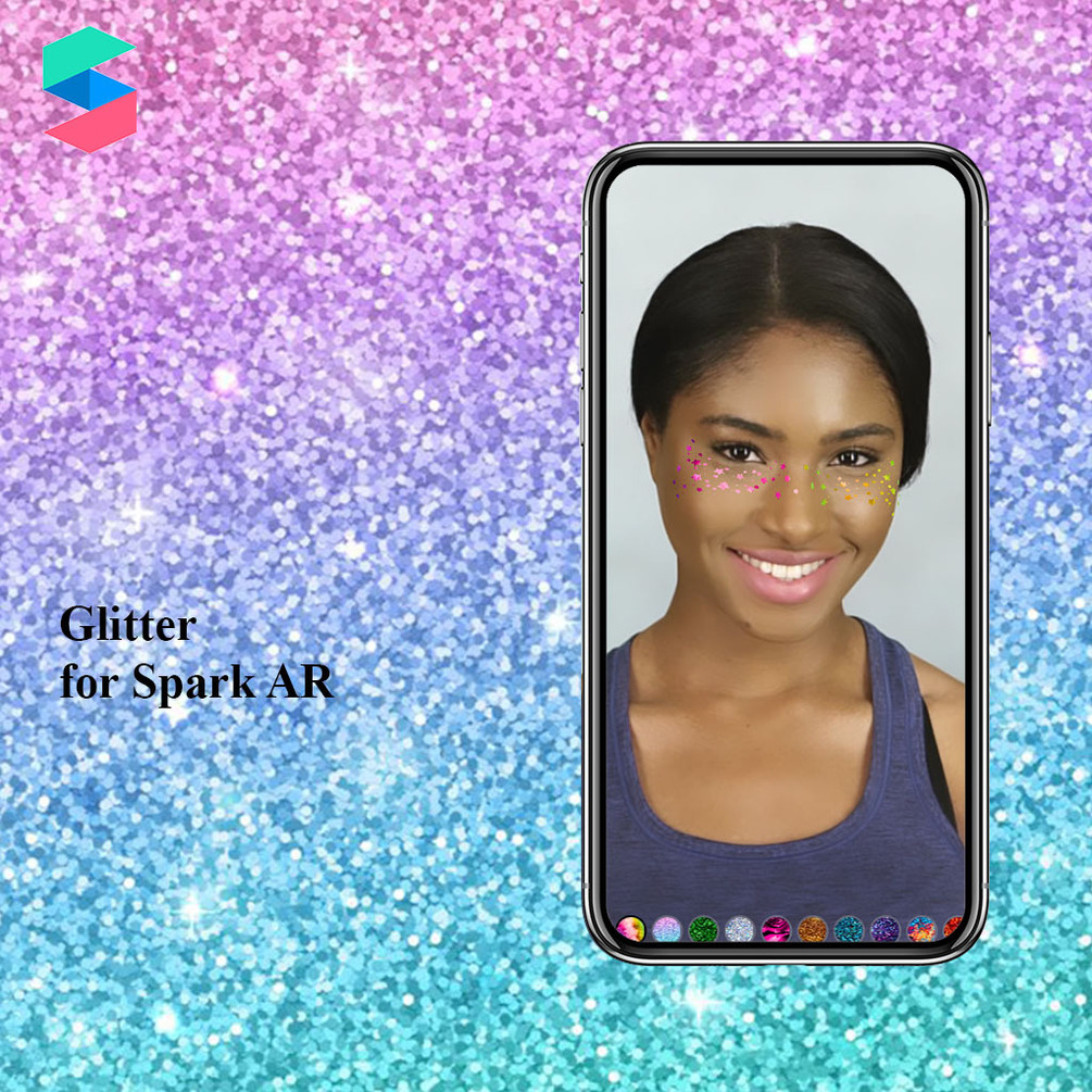 Glitter effect for SparkAR