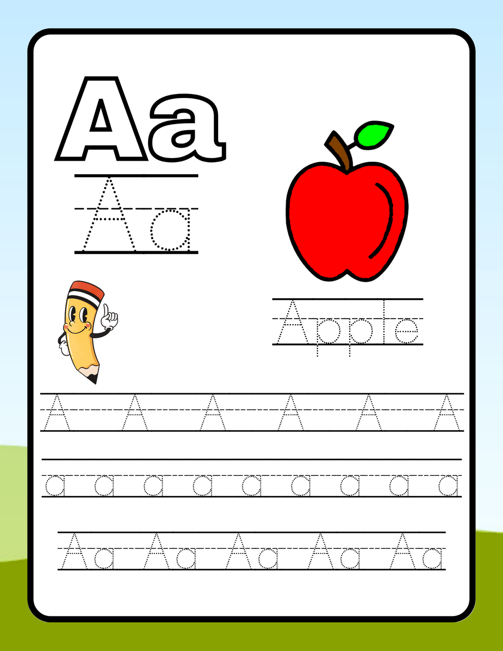 Learn the alphabet book for kids