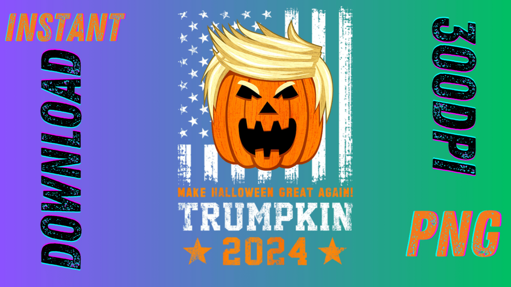 Trumpkin 2024 – Make Halloween Great Again with This Political Pumpkin ...