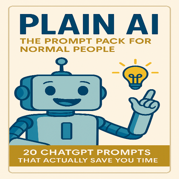 Plain AI Starter Bundle: Includes Toolbox + Prompt Pack — Save 20%