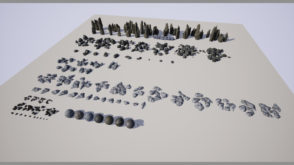 Realistic Rocks, Cliffs, Rock Groups