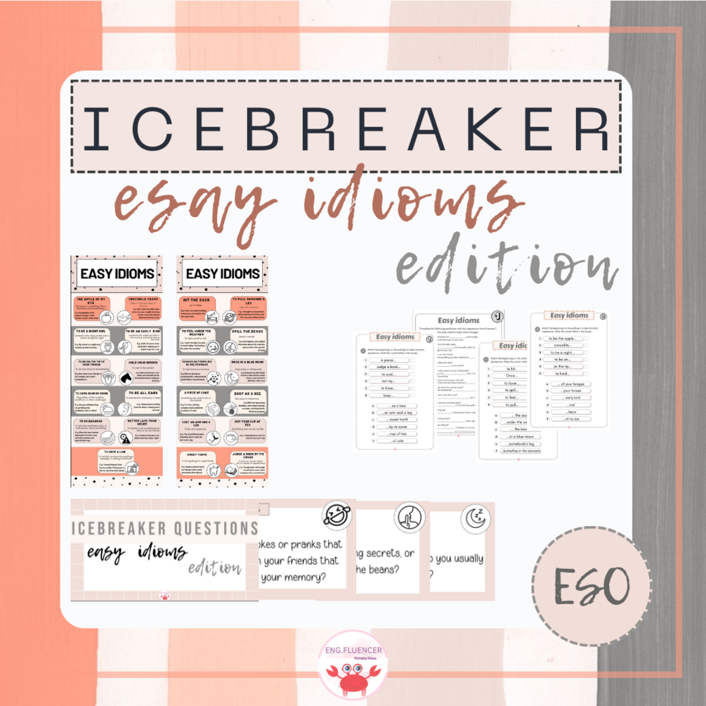Easy Idioms part. Nivel ESO.