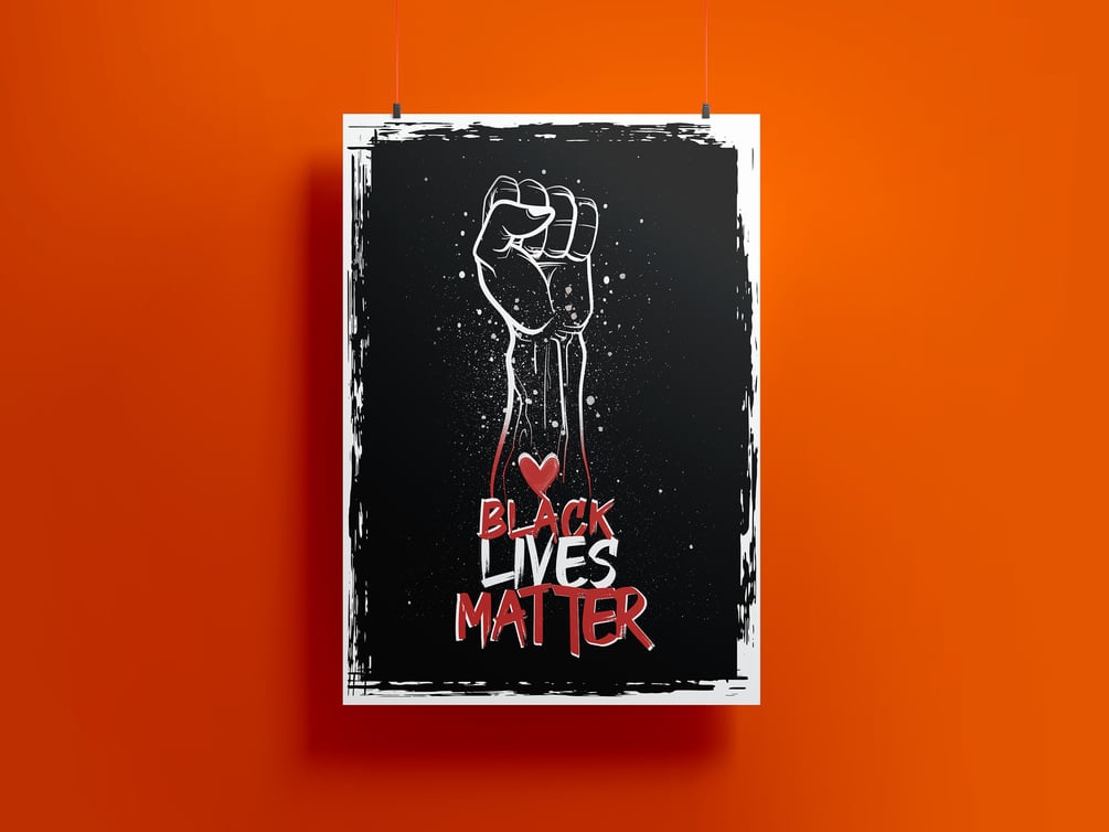 Black Lives Matter Wall art Poster Digital