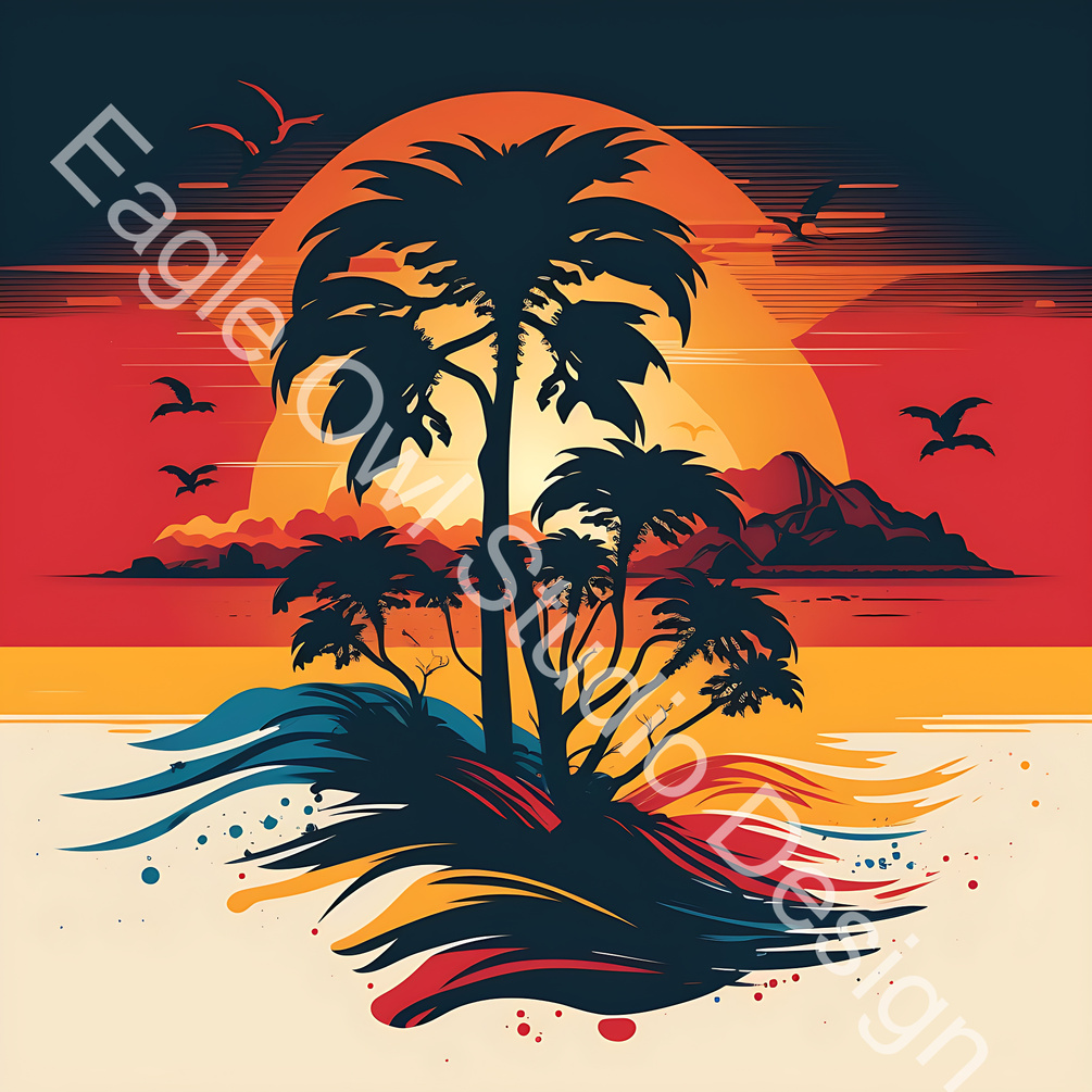 Synthwave Landscape 5