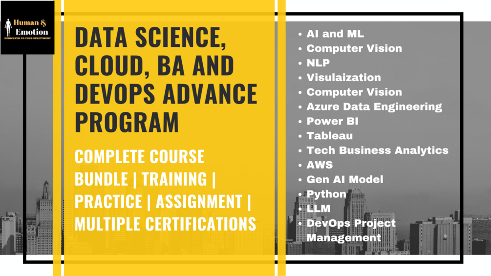 Data Science, Cloud, BA and DevOps Advance Program
