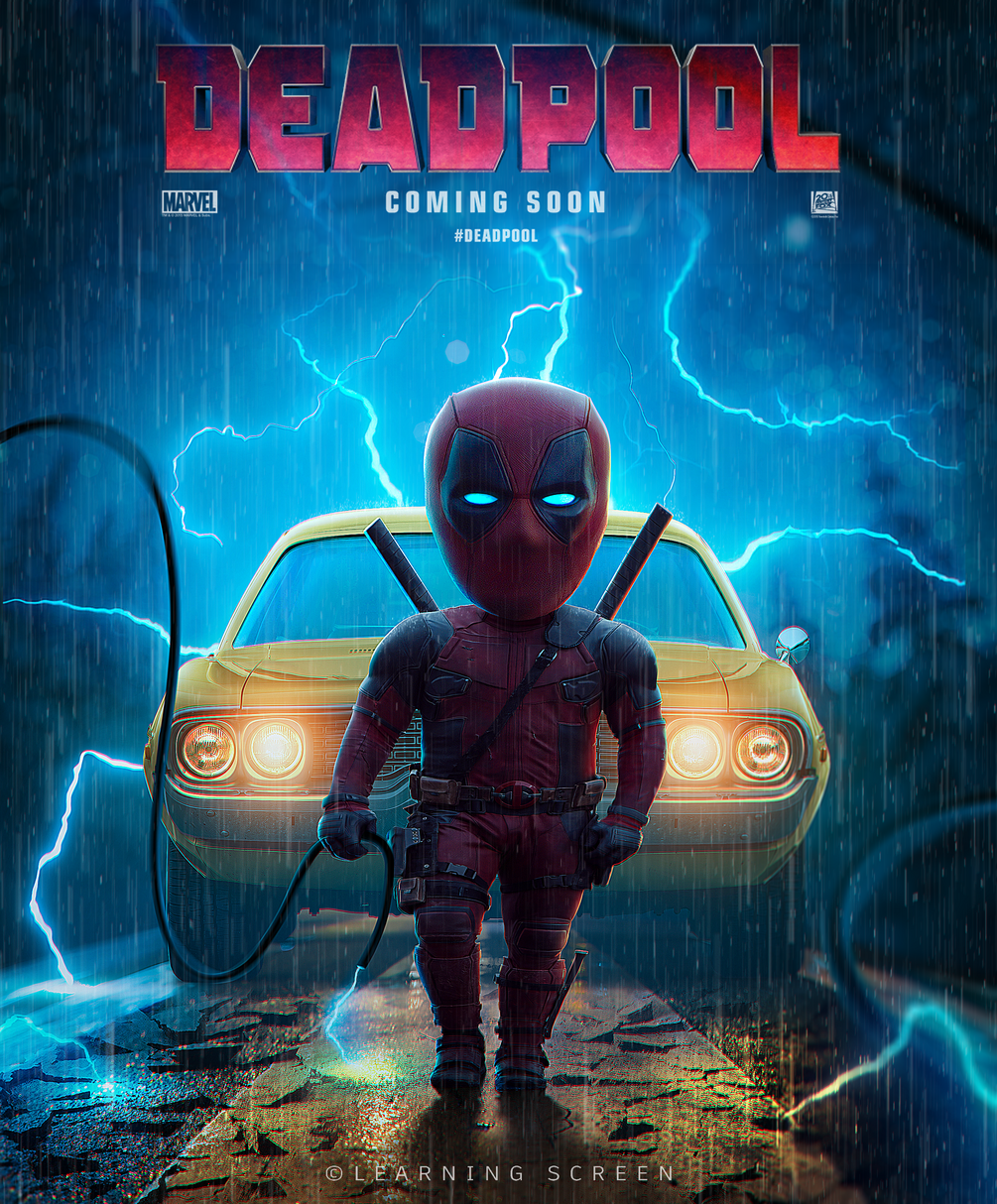 Toddler Deadpool Poster Design Photoshop Full Video