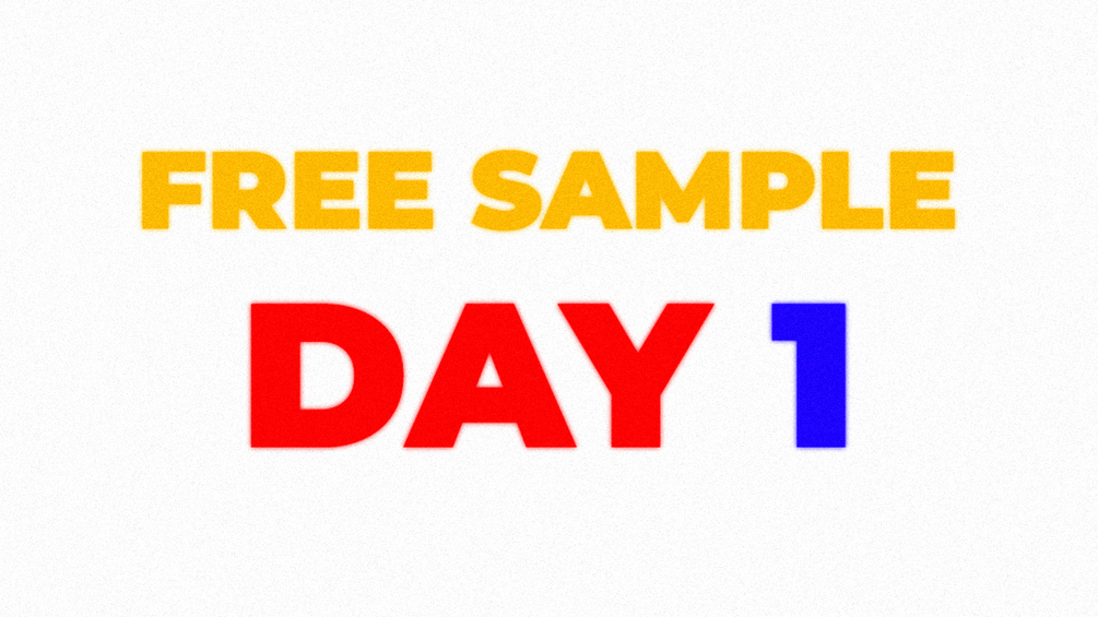 FREE Sample Day 1