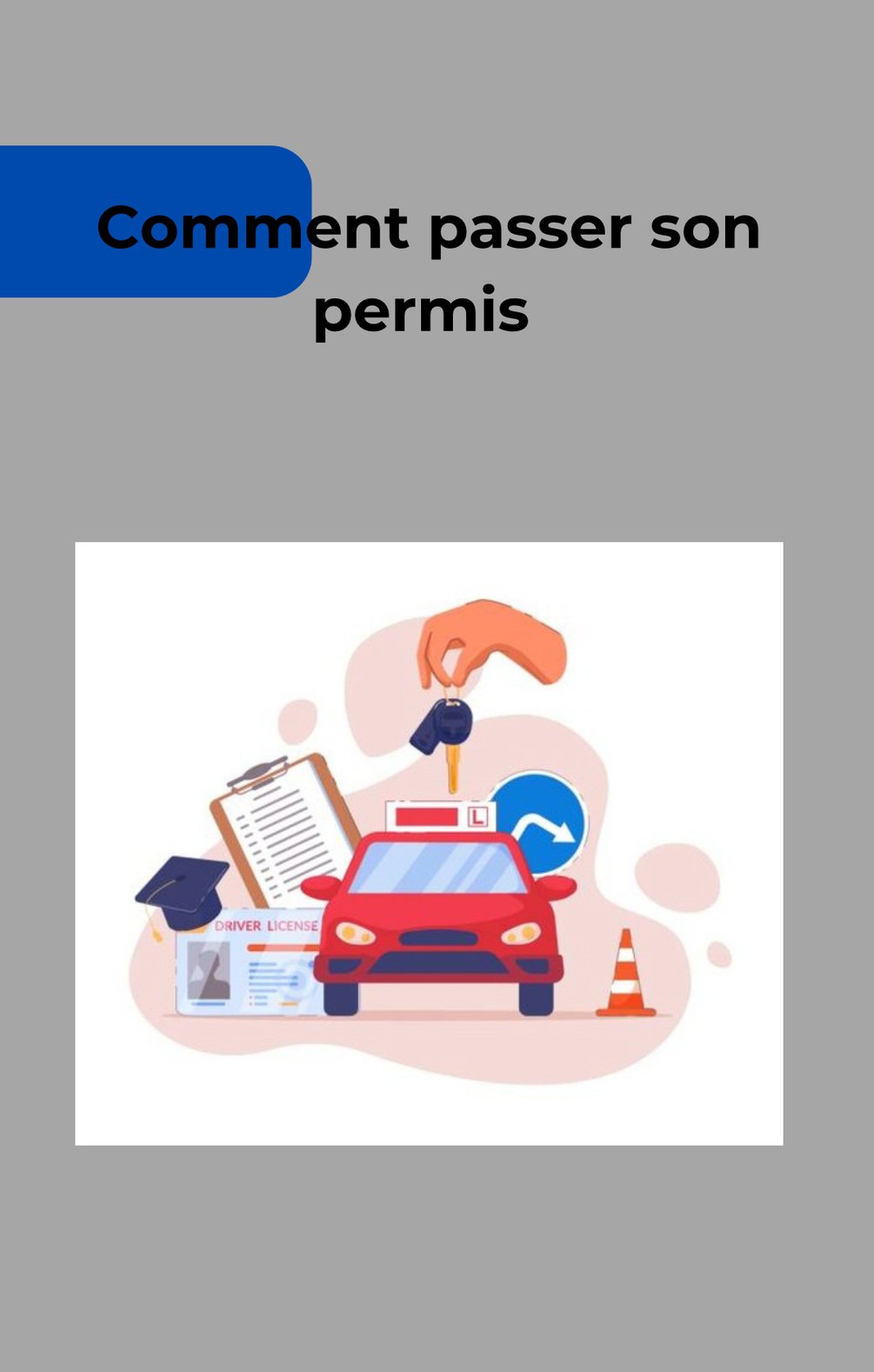 Comment apprendre le permis