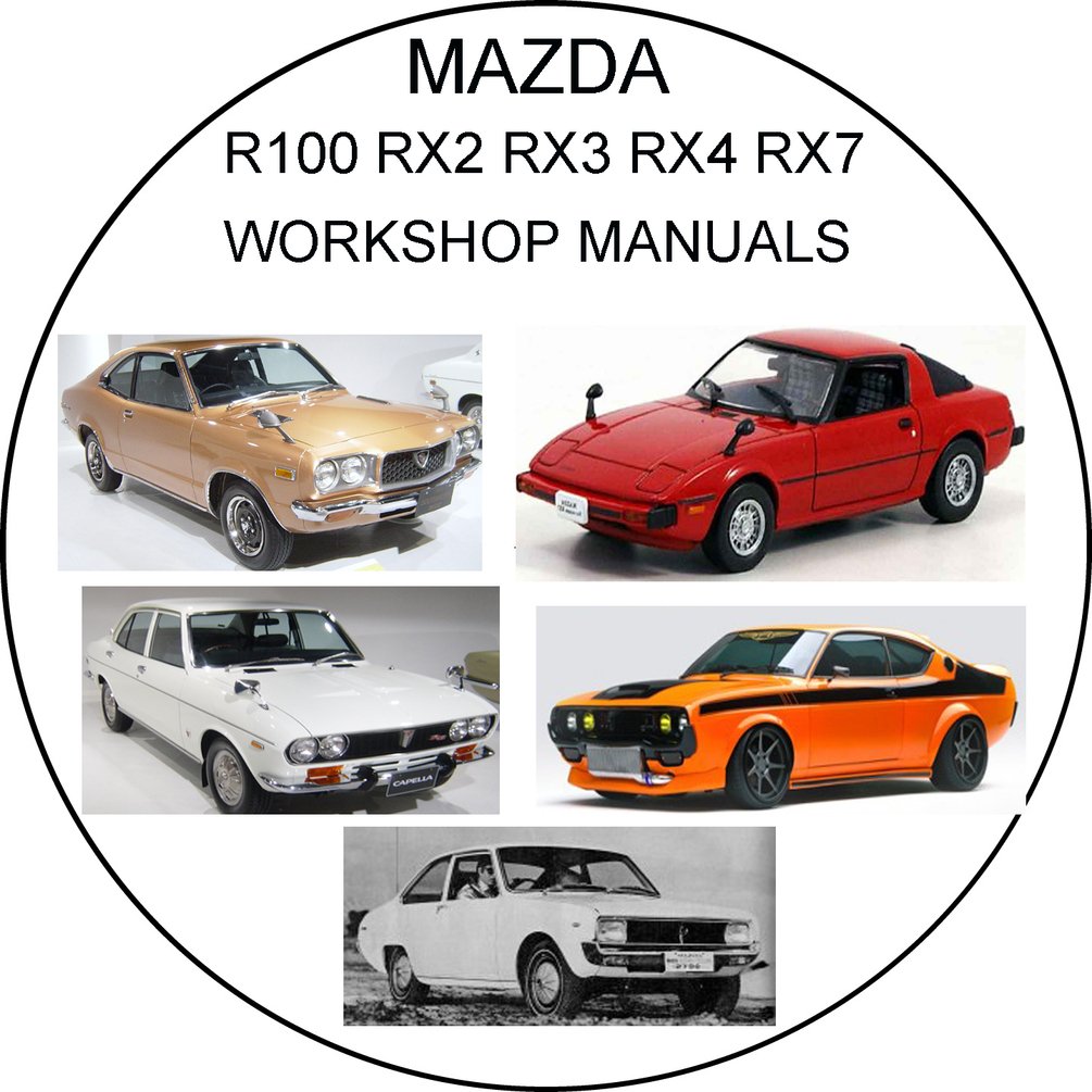 mazda r100, rx2, rx3, rx4, rx6 workshop manuals