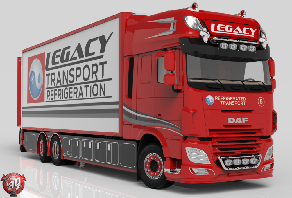3D Daf XF 106 Tandem Legacy Edition