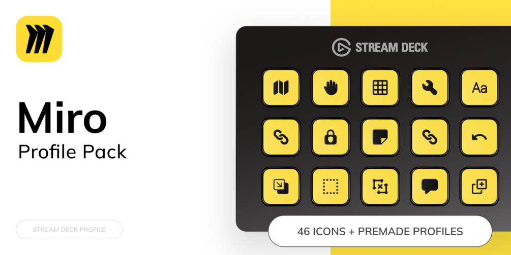 Miro Profiles for Stream Deck | Productivity Icons